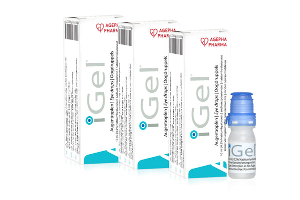iGel | Preservative-Free Eye Drops with Hyaluronic Acid | For Dry Eyes